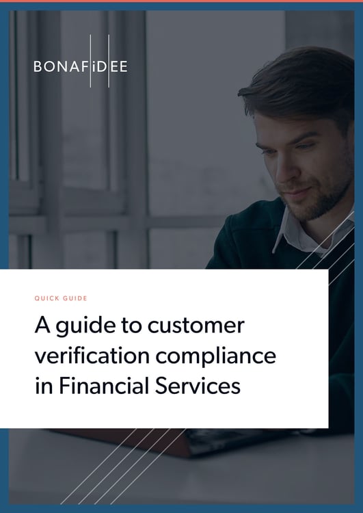 A guide to customer verification in financial services